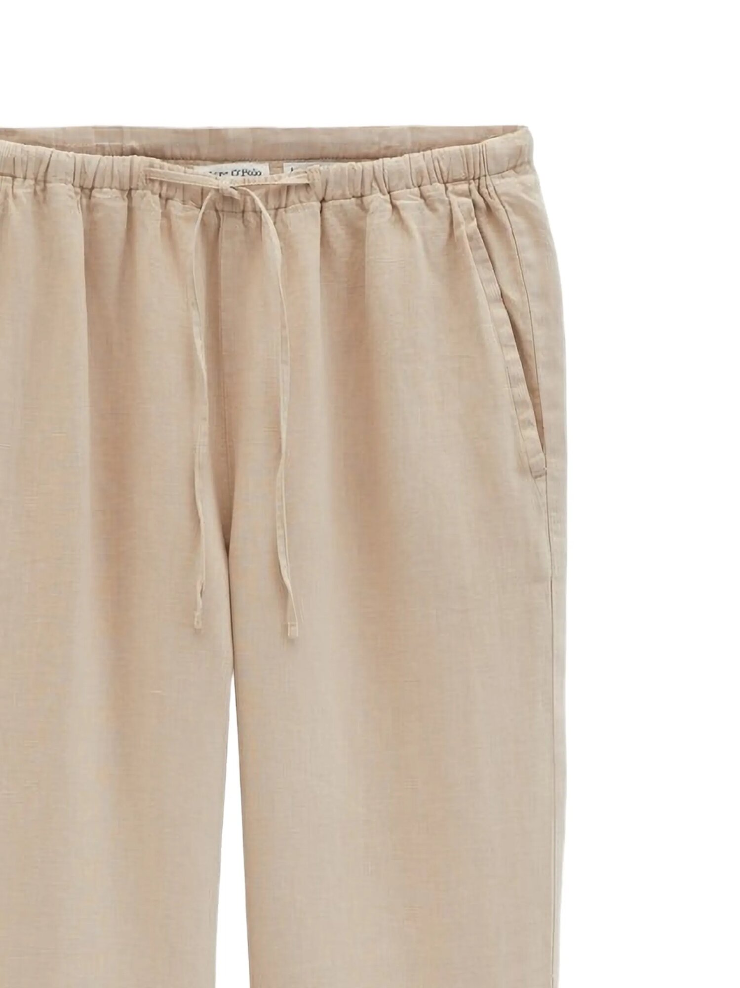 Брюки Marc O'Polo Drawstring-waist straight trousers, размер 48 EU, разноцветный — фото 1