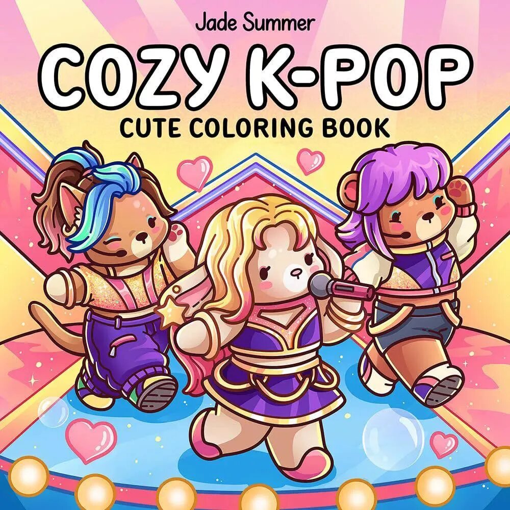 Раскраска антистресс для взрослых и подростков Coco Wyo -COZy K-POP 152