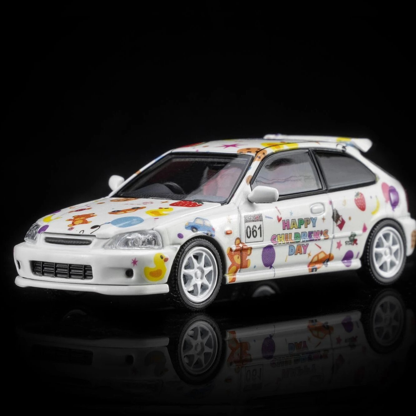 TSM MODEL Honda Porsche RWB 993 1:64 Honda
