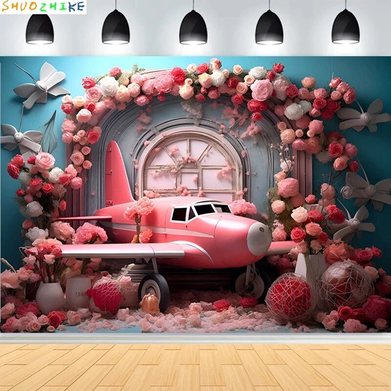 Фотофон для съёмки детский муслин SHUOZHIKE BB-20 Thin Vinyl 90x60cm, 1