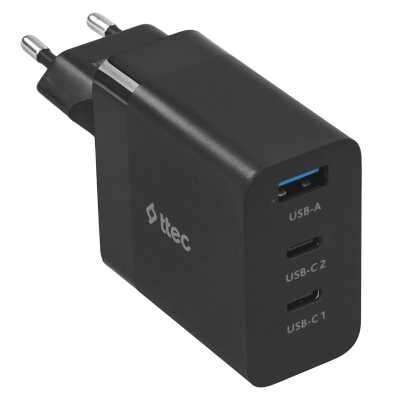 Сетевое зарядное устройство SmartCharger 65W Black