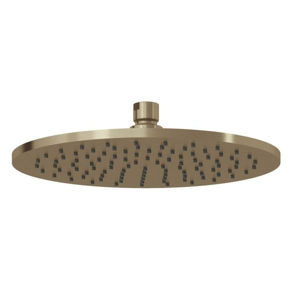Верхний душ Kludi A-Qa 64325N1-00 250х250 мм, бронза брашированная, на кронштейн