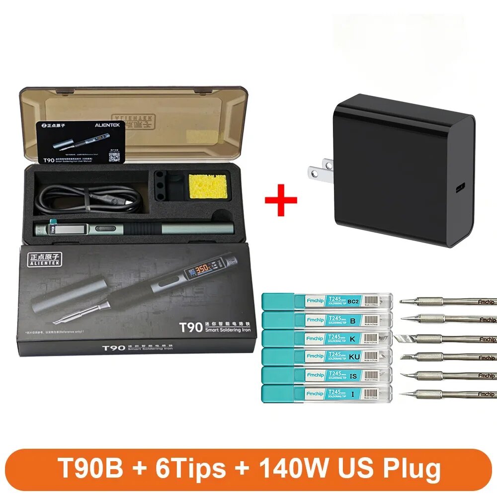 Паяльник ALIENTEK T90B Smart 140W