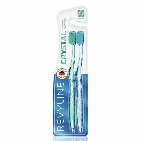 Набор зубных щеток Revyline S8000 Duo Crystal Emerald, Sapphire
