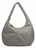 Сумка хобо LABBRA, фактура тиснение, гладкая, grey