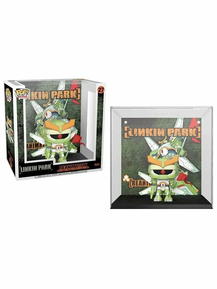 Фигурка Funko Pop! Albums #27 Linkin Park Reanimation Series Action Figures Linkin Park - 3.75 Inches (Фигурка в стиле робота, культовый альбом, коллекционное издание в защитном футляре)