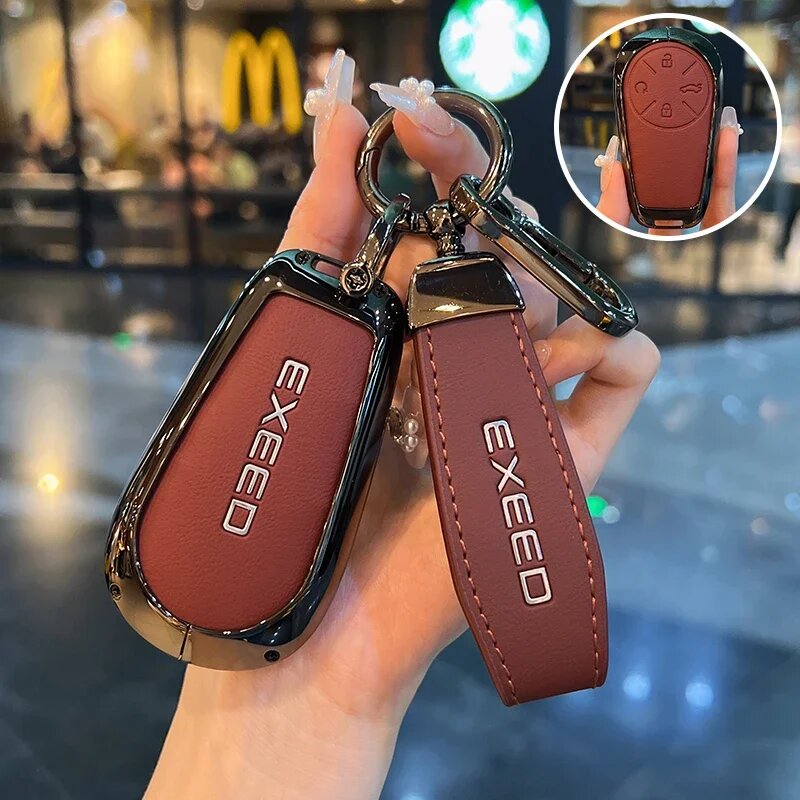 Новый защитный чехол для ключа Chery EXEED STERRA ET/ES, модифицированный брелок-ключница, защитный чехол для NFC-карты, защитный чехол для ключа EXLANTIX ES/ET, кольцо-держатель для ключа