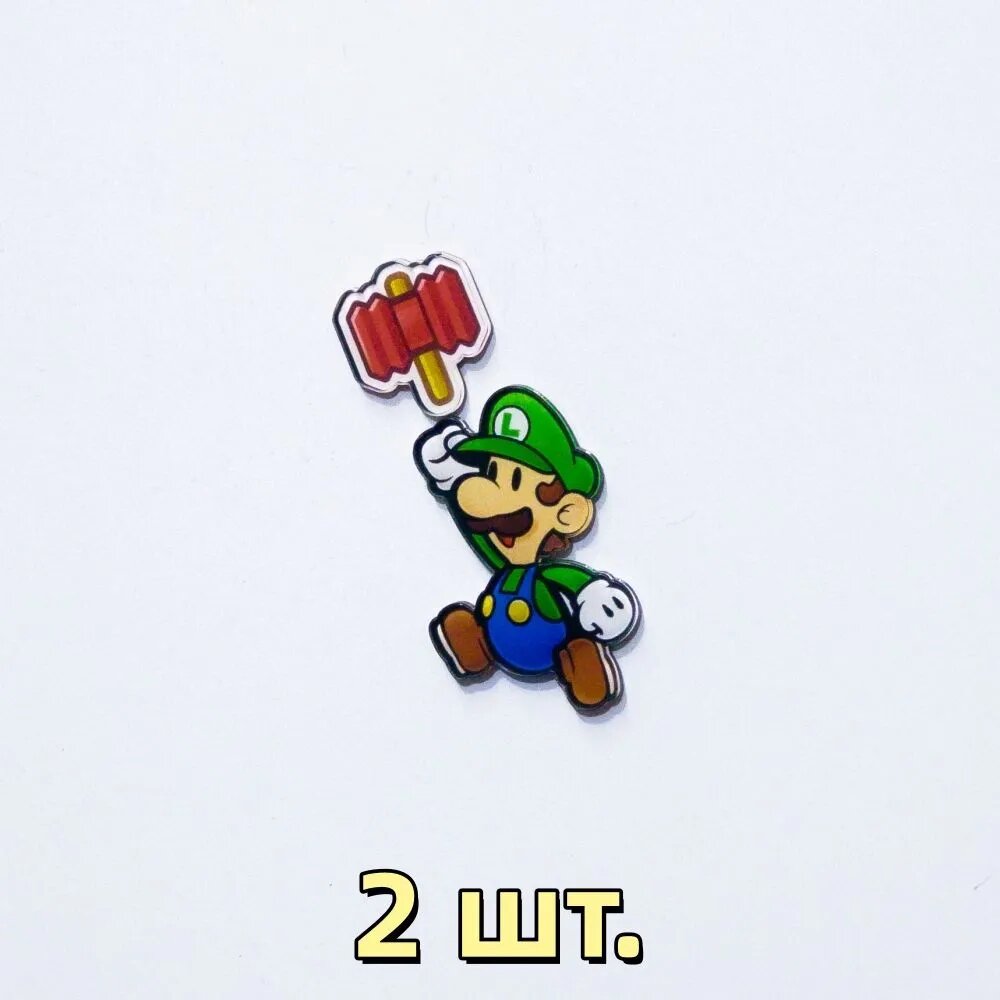 Супер Марио Брос Магниты на холодильник с тематикой аниме и игр, 2 шт