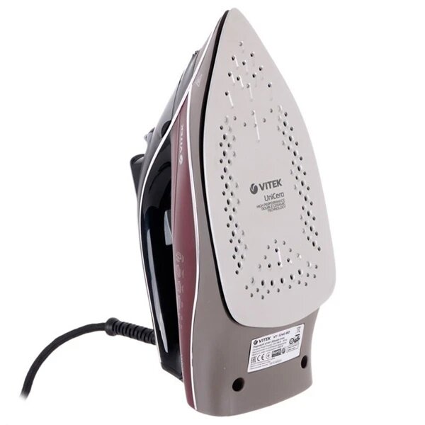 Утюг Vitek VT-1240, мощность 2400Вт, подошва Unicera, защита от перегрева — фото 1