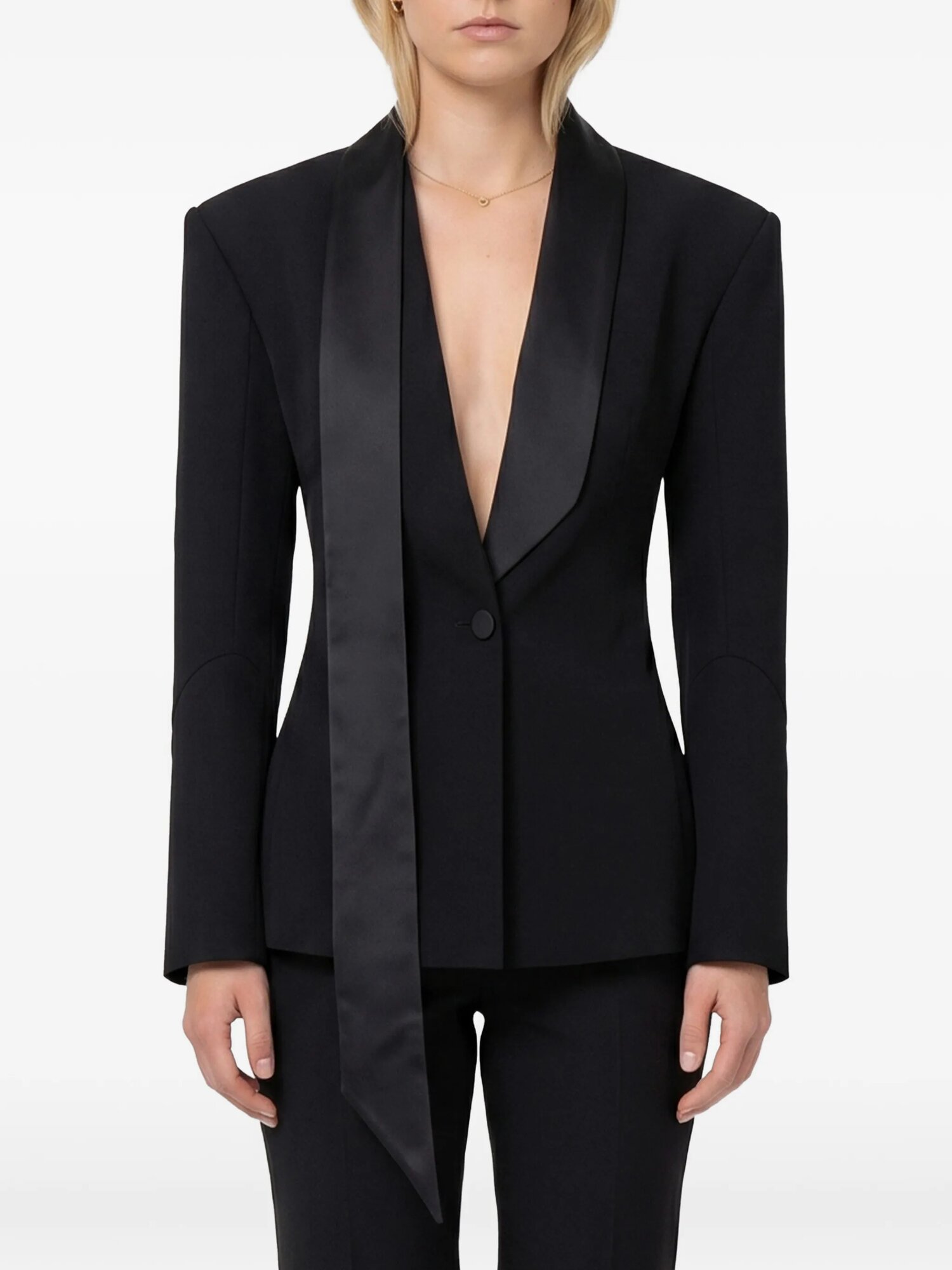 Куртка Black tuxedo jacket