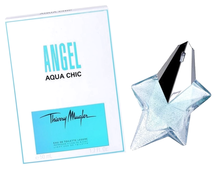 Женские духи Thierry Mugler Angel Aqua Chic 2012 50 мл - Ангел Аква Шик туалетная вода Мюглер