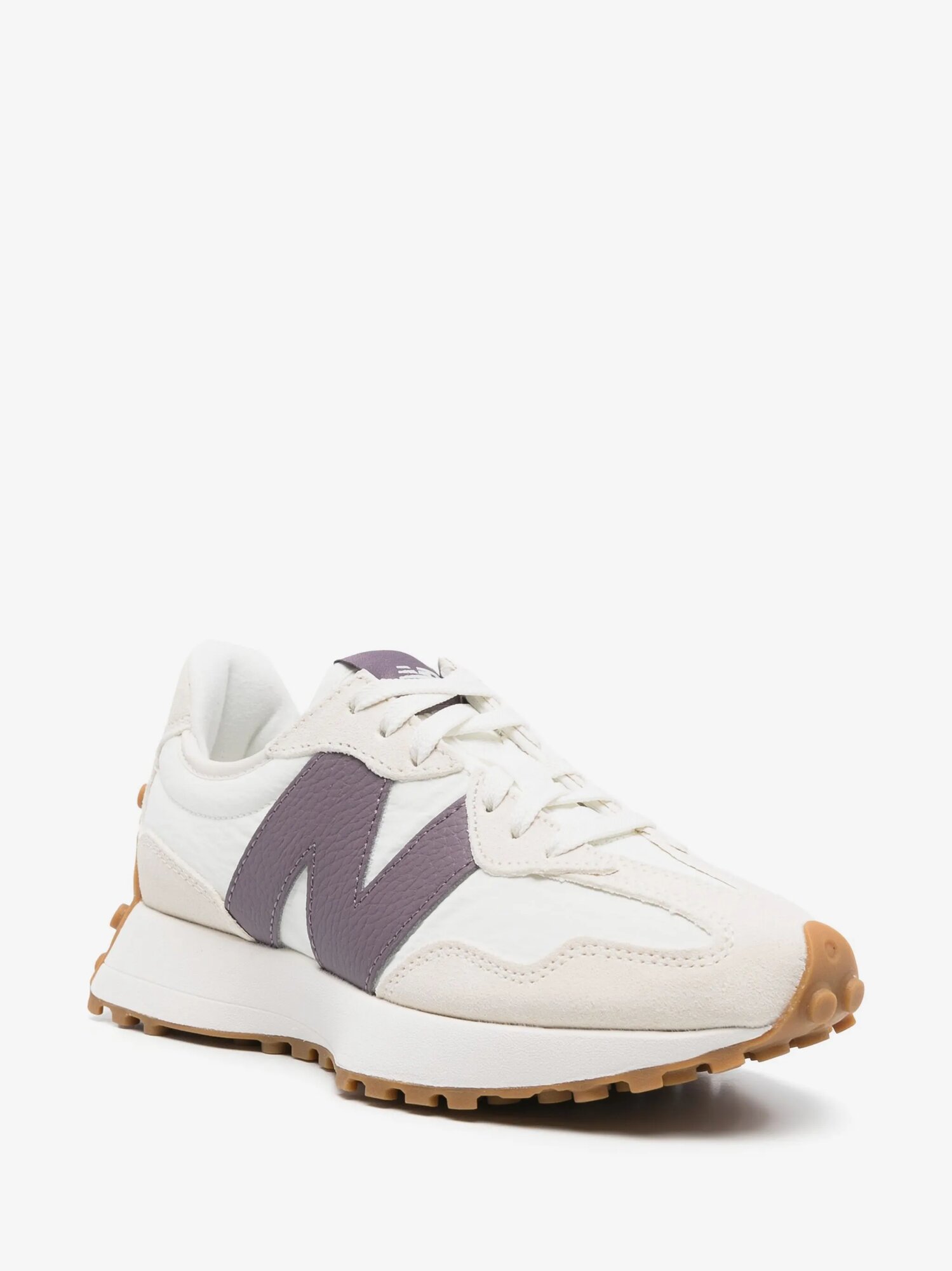 Кроссовки New Balance 327, размер 6 US, бежевый/белый — фото 1