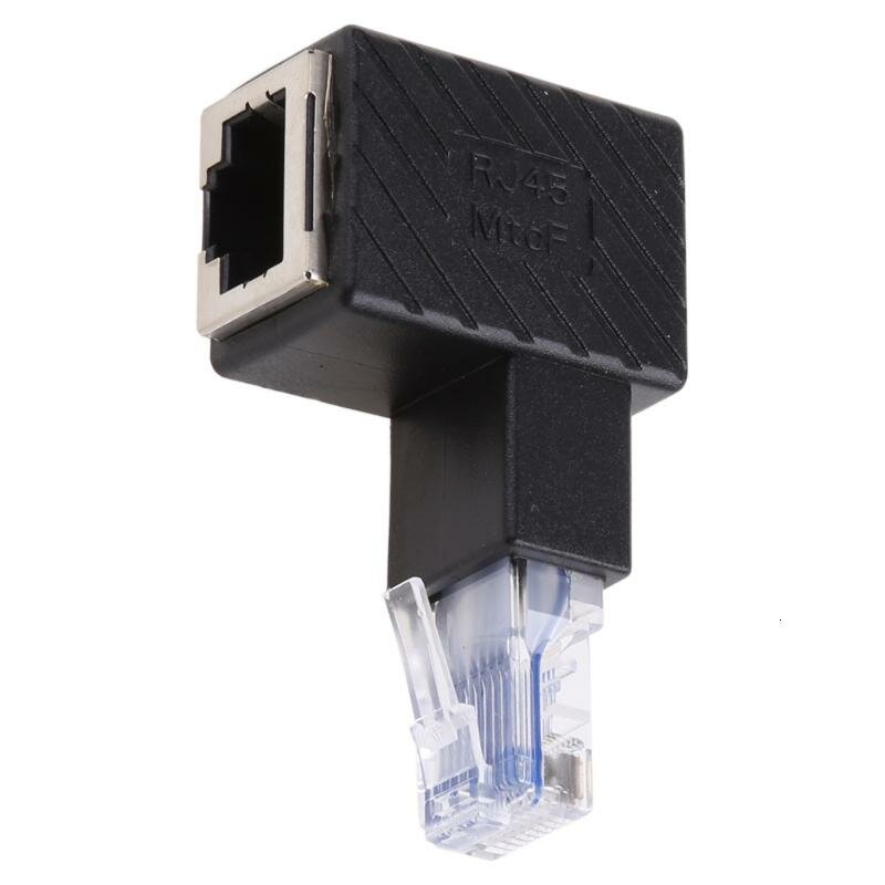 Разъём-переходник RJ45 90 градусов, Наклонись