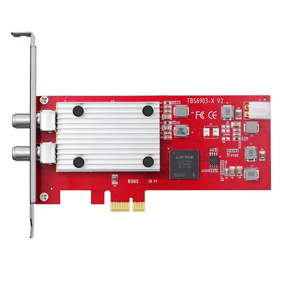 Профессиональный тюнер TBS6903-X DVB-S2X PCIe Card поддерживает CCM, ACM, VCM, мультивходной поток, универсальный режим потока