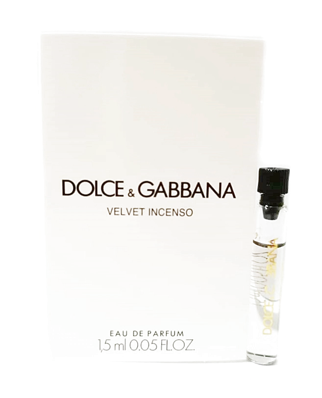 Velvet Incenso Dolce & Gabbana сэмпл парфюмерной воды 1.5 мл / Вельвет Инсенсо унисекс