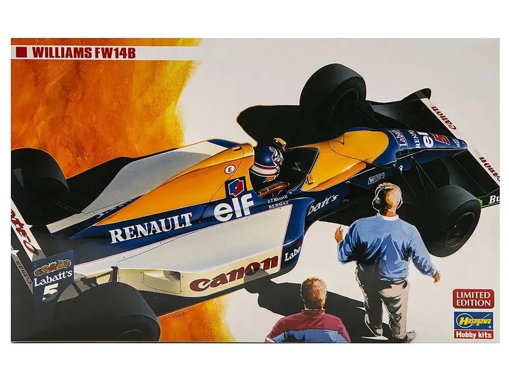 20719 Гоночный автомобиль Формулы 1 Williams FW14B (1:24) Hasegawa