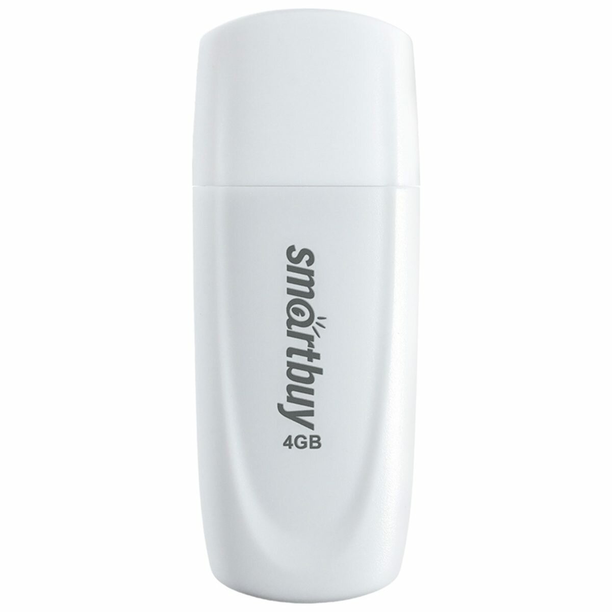 Флеш-память USB SmartBuy Scout 4Gb, USB 2.0 Flash Drive, белый (SB004GB2SCW)