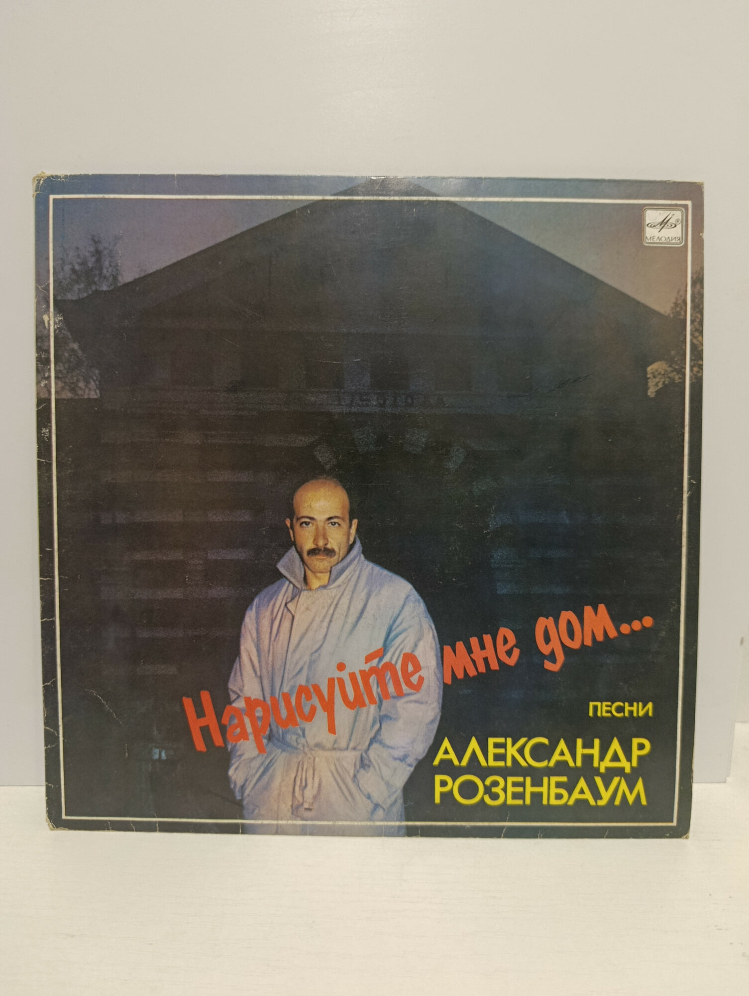 Пластинка виниловая винтажная, СССР. Александр Розенбаум, Нарисуйте мне дом