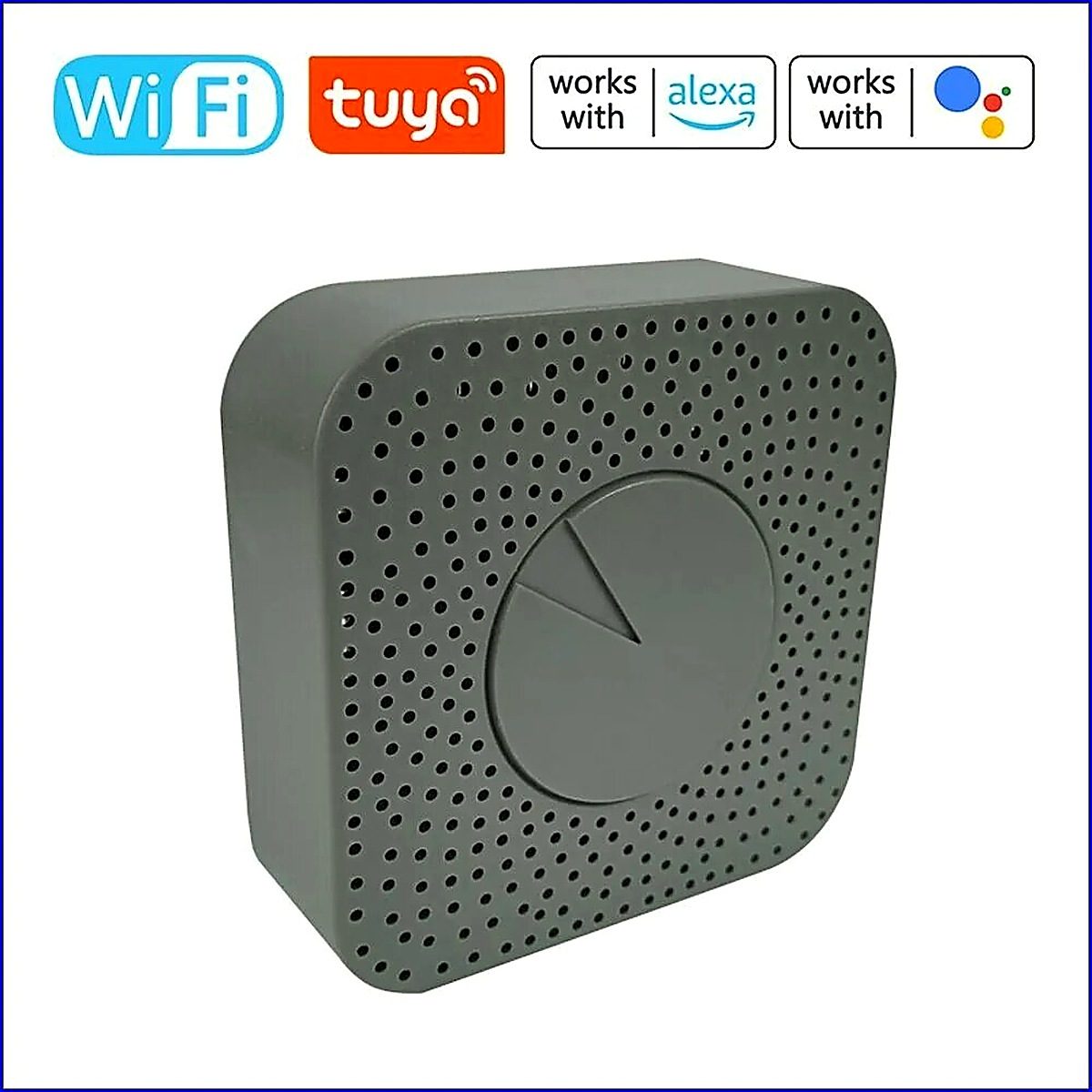 Интеллектуальный монитор качества воздуха Tuya WiFi 5-в-1, детектор HCHO/VOC/CO2 с измерением температуры и влажности, удалённый контроль и умная связь с вентиляцией и очистителями