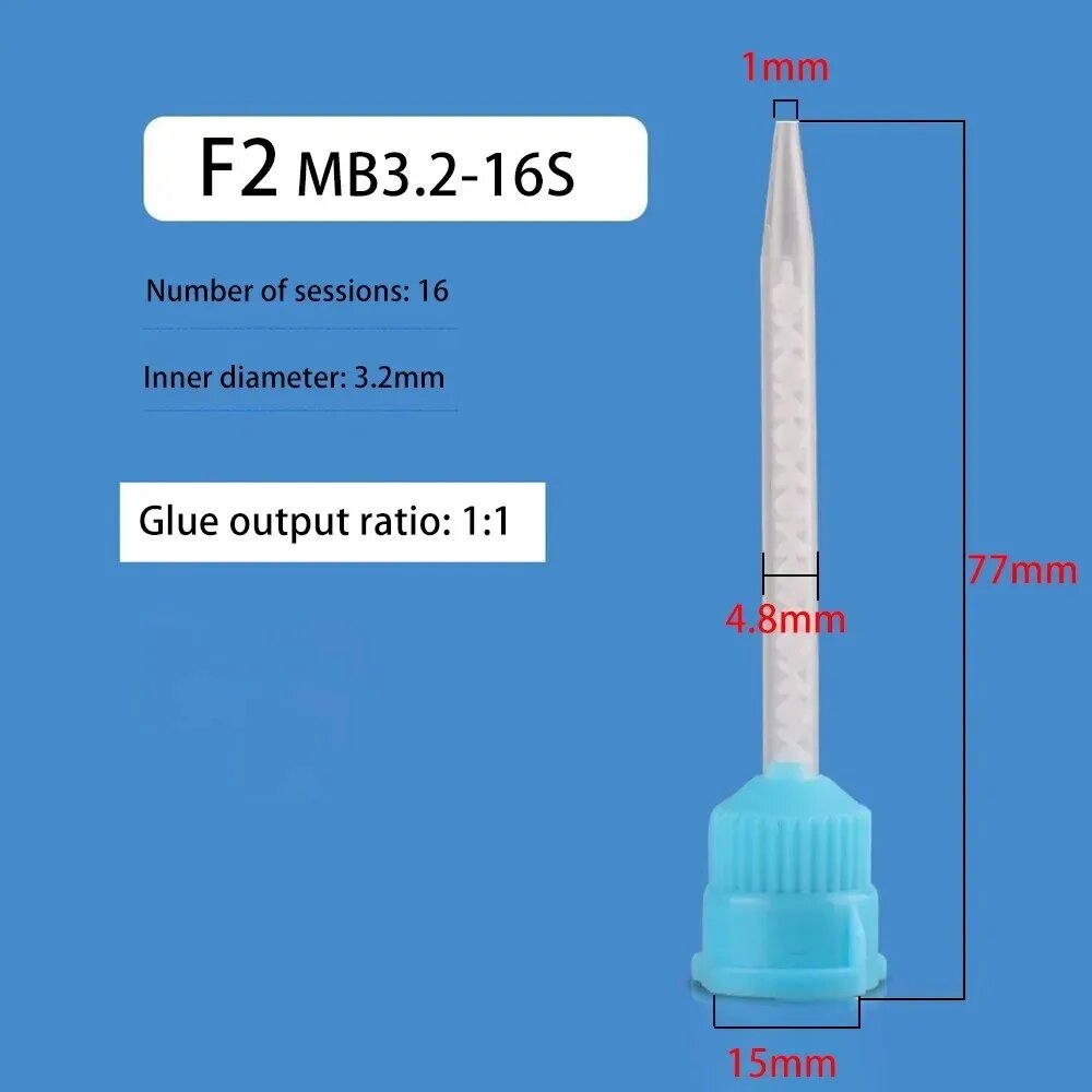 Статическая смесительная трубка для клея AB F2 MB3.2-16S