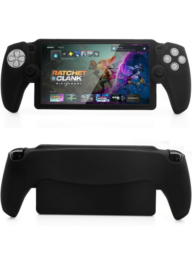Силиконовый чехол для PlayStation Portal PS5 (Dobe TP5-3586) Black