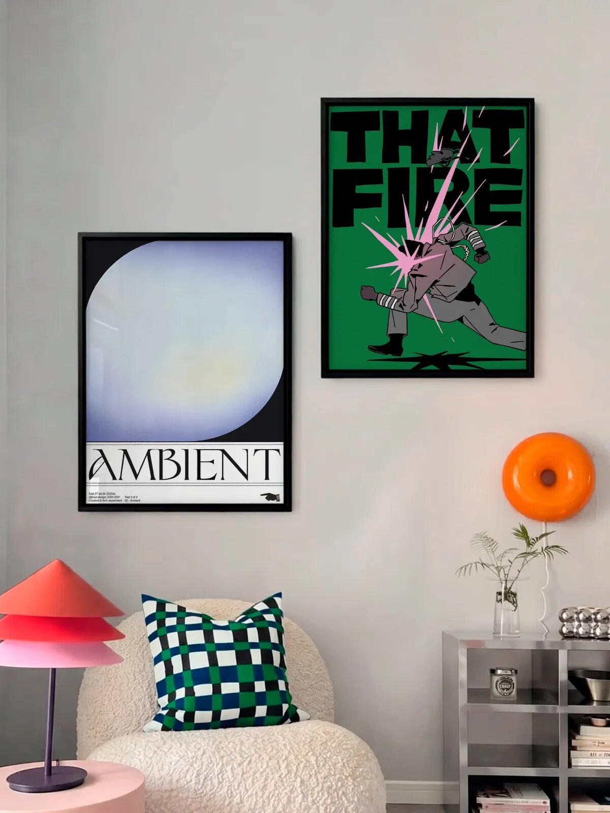 Набор постеров "Ambient x Tyler, the Creator", 30x40 см, 2 штуки