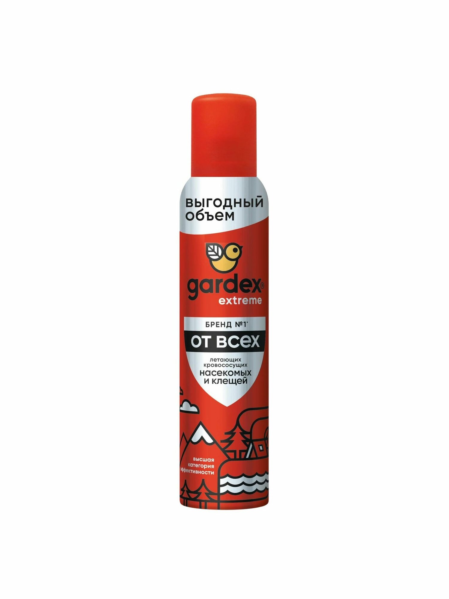 Gardex Аэрозоль от всех летающих кровососущих насекомых и клещей Extreme Gardex (Гардекс фл. 200 мл)