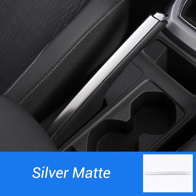 Накладка на подлокотник VW T-Cross 2019-2024 Silver Matte, LHD