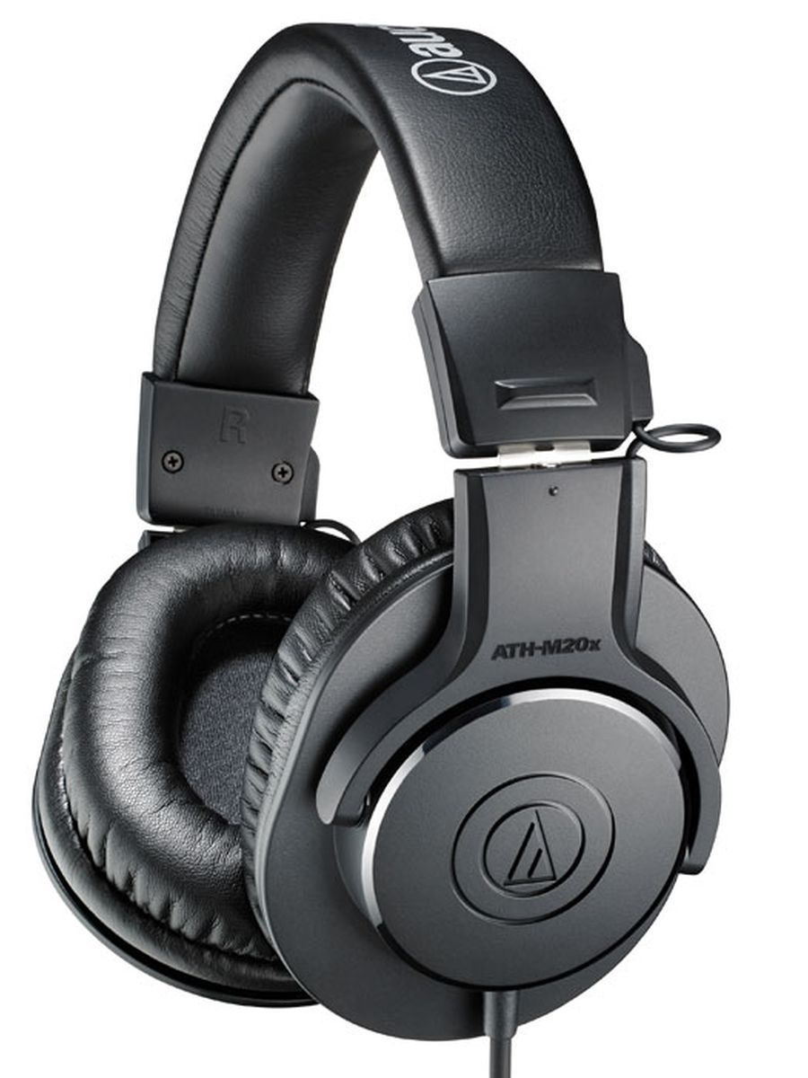 Проводные полноразмерные наушники Audio-Technica ATH-M20X, 3.5 мм с шумоподавлением, черные