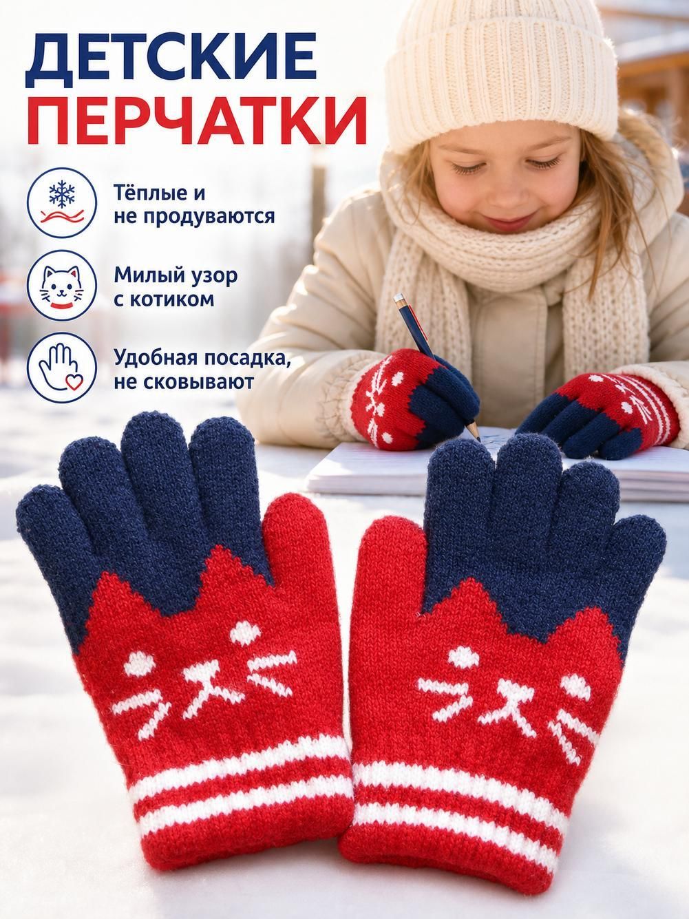 Варежки для девочек