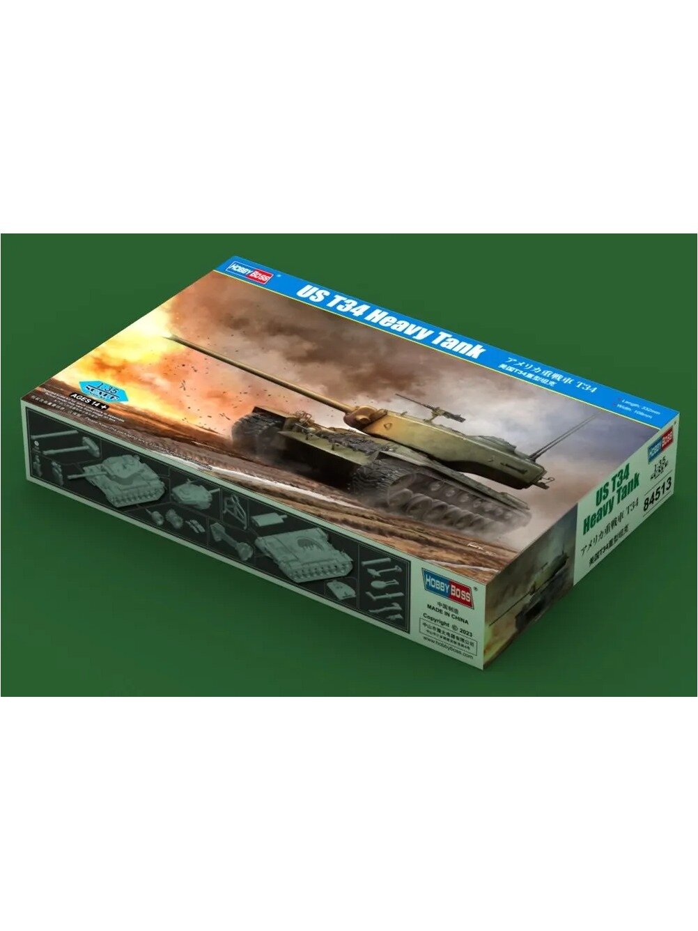 1/35 Американский тяжёлый танк Т-34 Сборочная модель, классическая модель