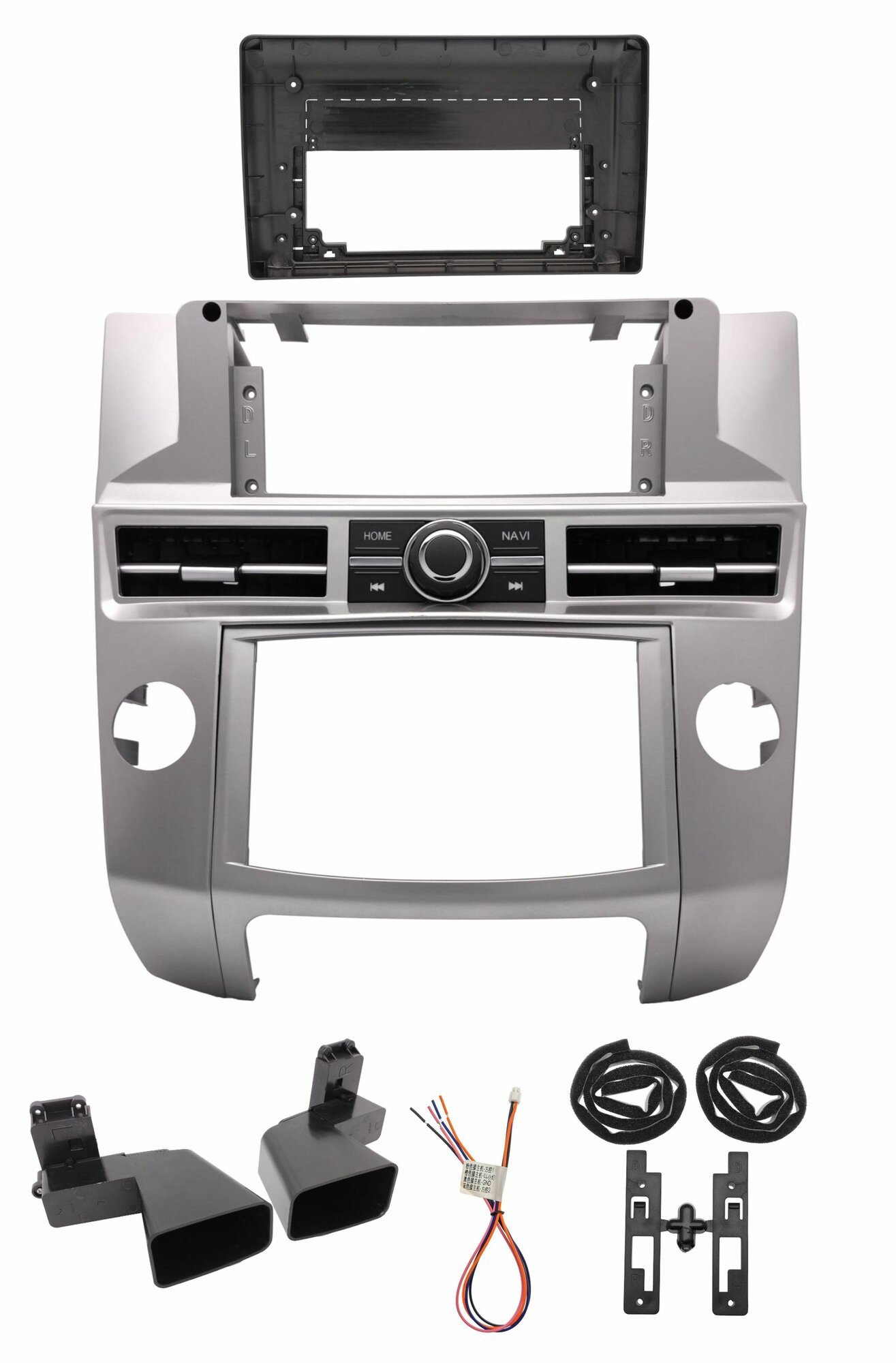 Рамка переходная Hyundai ix55, Veracruz 2007 - 2012 авто с климат-контролем для 12,3" магнитолы / Wide Media