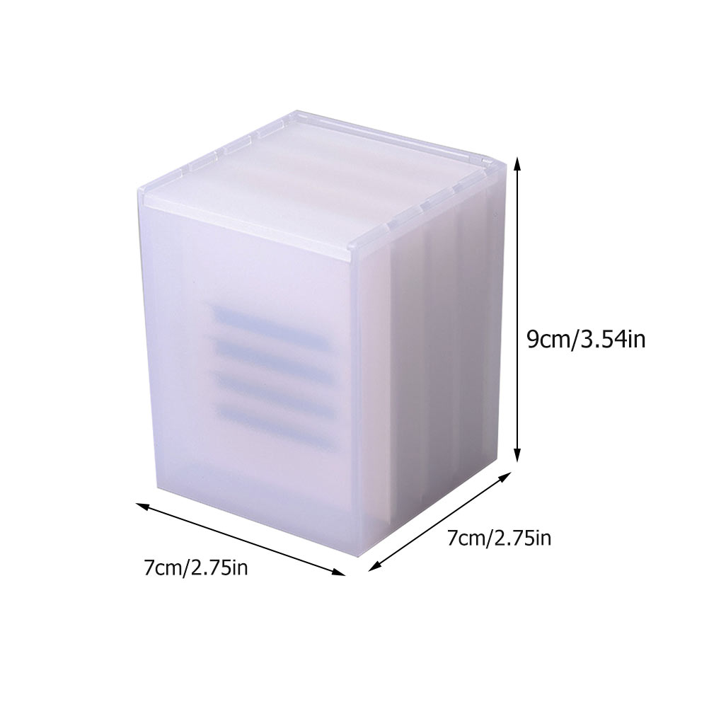 Коробка Для Накладных Ресниц Белого Цвета 1 Шт Изделие Из Акрила 9X7Cm