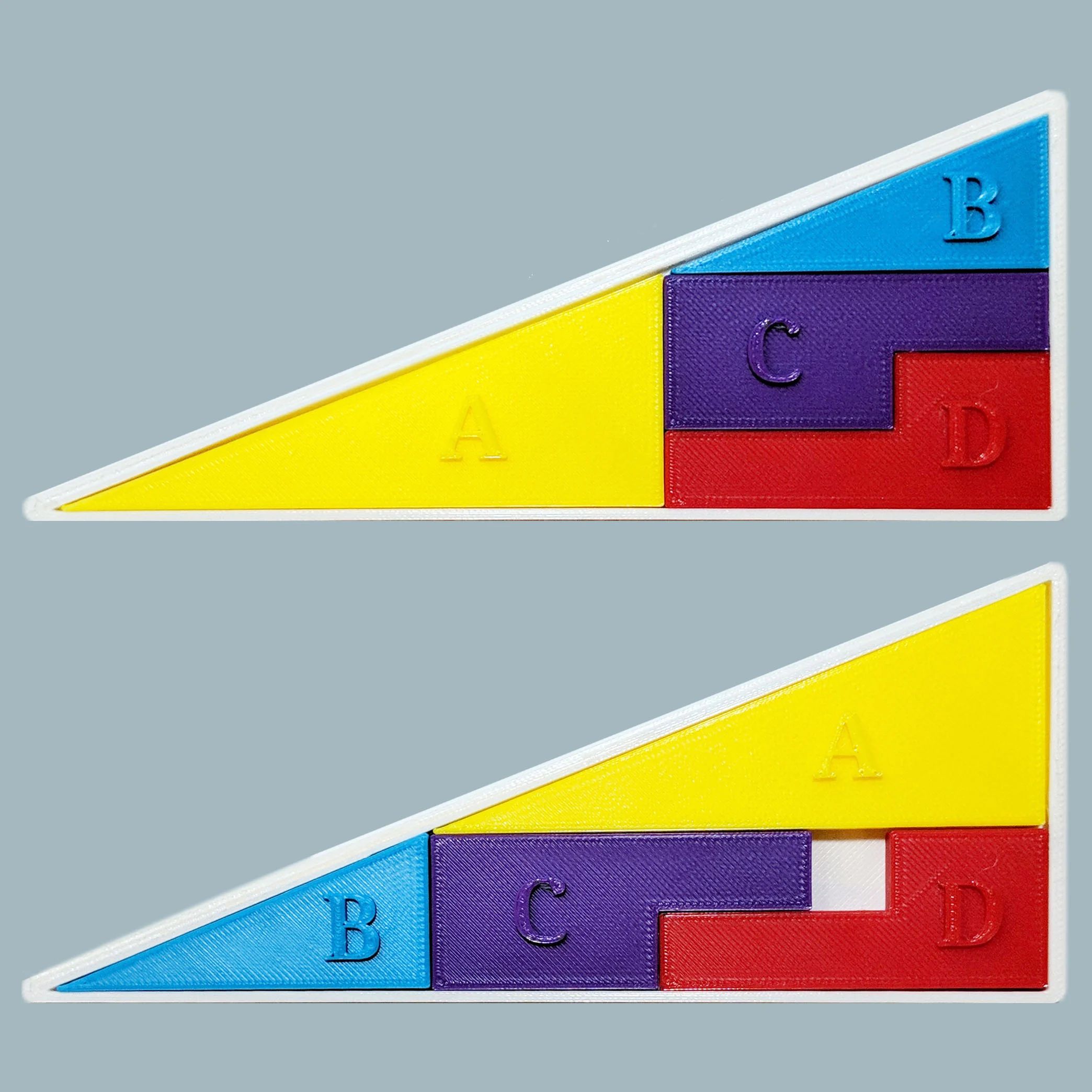 3D-пазл сборный геометрический, PLA, 3D-печать, арт. PZ-PUZ-TV-3251974