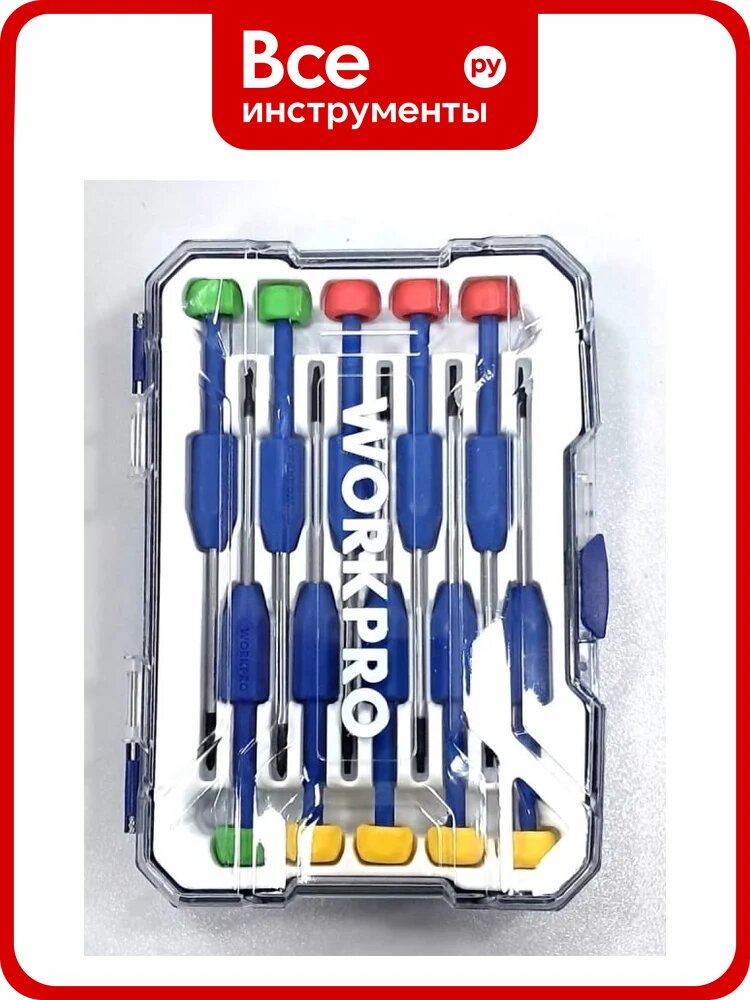 Набор прецизионных отверток WORKPRO 10 шт WP200530