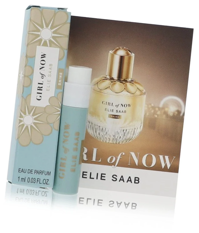 Парфюм Elie Saab Girl Of Now Shine женский 1 мл сэмпл - Эли Сааб Герл Оф Нау Шайн миниатюра