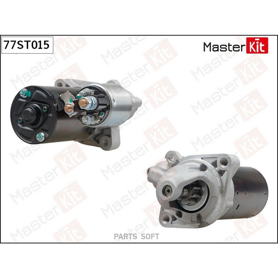Стартер BMW E46/E39/E60 (1.4kw) Masterkit от официального дистрибьютора, MASTERKIT, артикул 77ST015