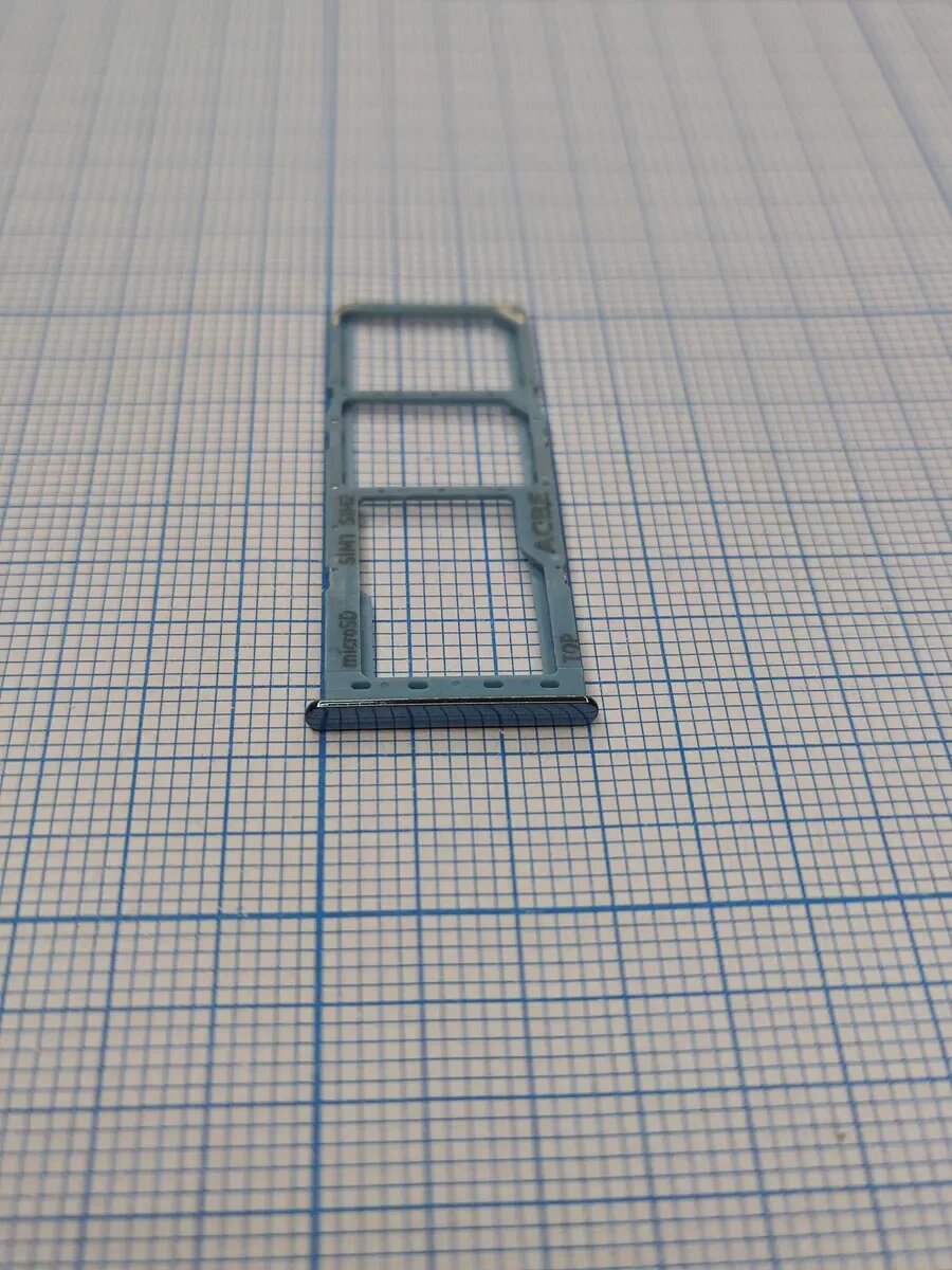 Держатель SIM-карты Samsung Galaxy A32 4G (голубой) лоток / слот