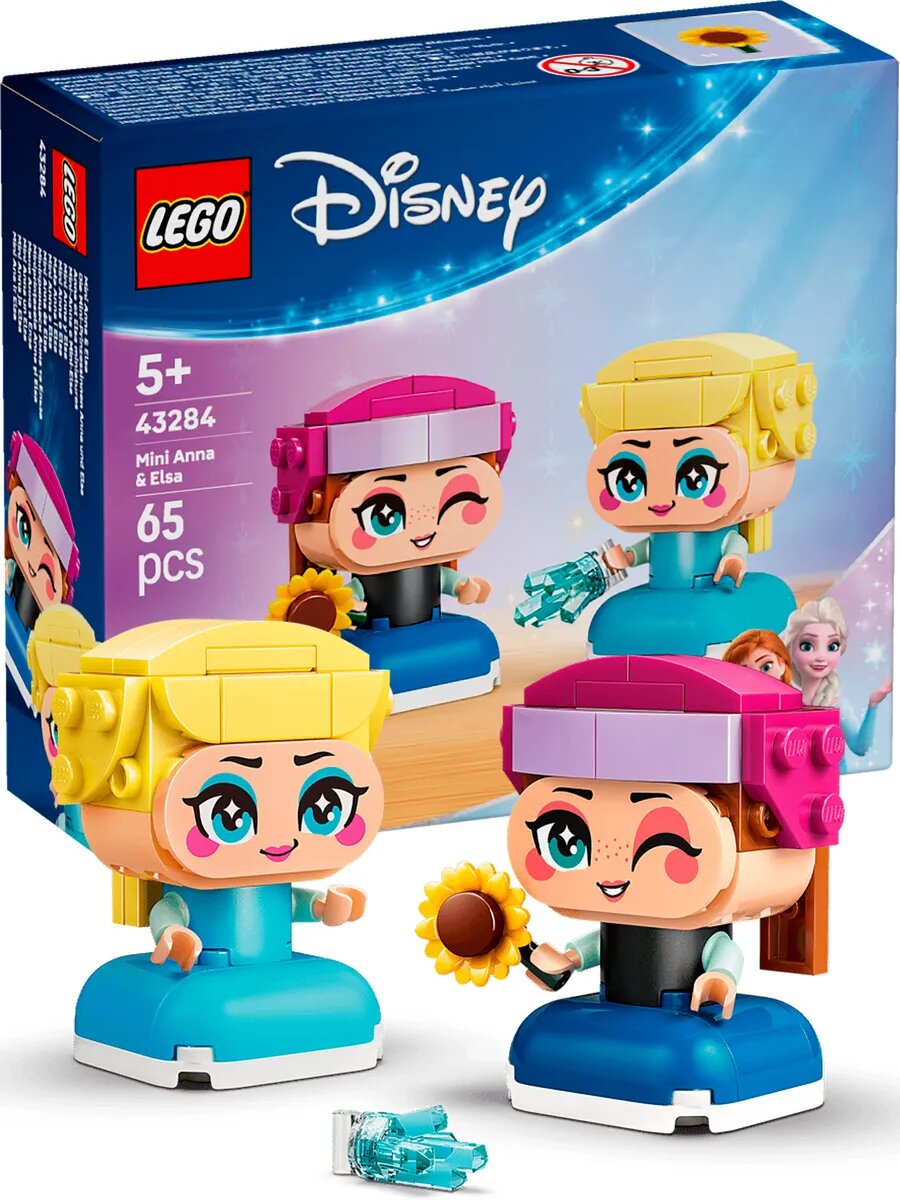 Конструктор LEGO Disney 43284 Холодное сердце: Мини Анна и Эльза