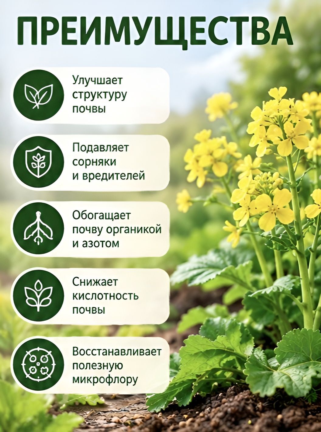 Горчица белая — фото 1