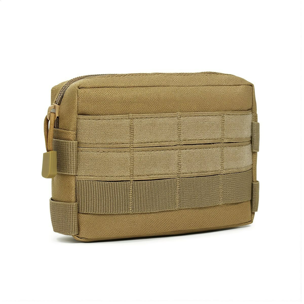 Тактический подсумок Molle, компактный размер для удобного ношения, для активного отдыха, велопрогулок, хранения мелочей чёрный