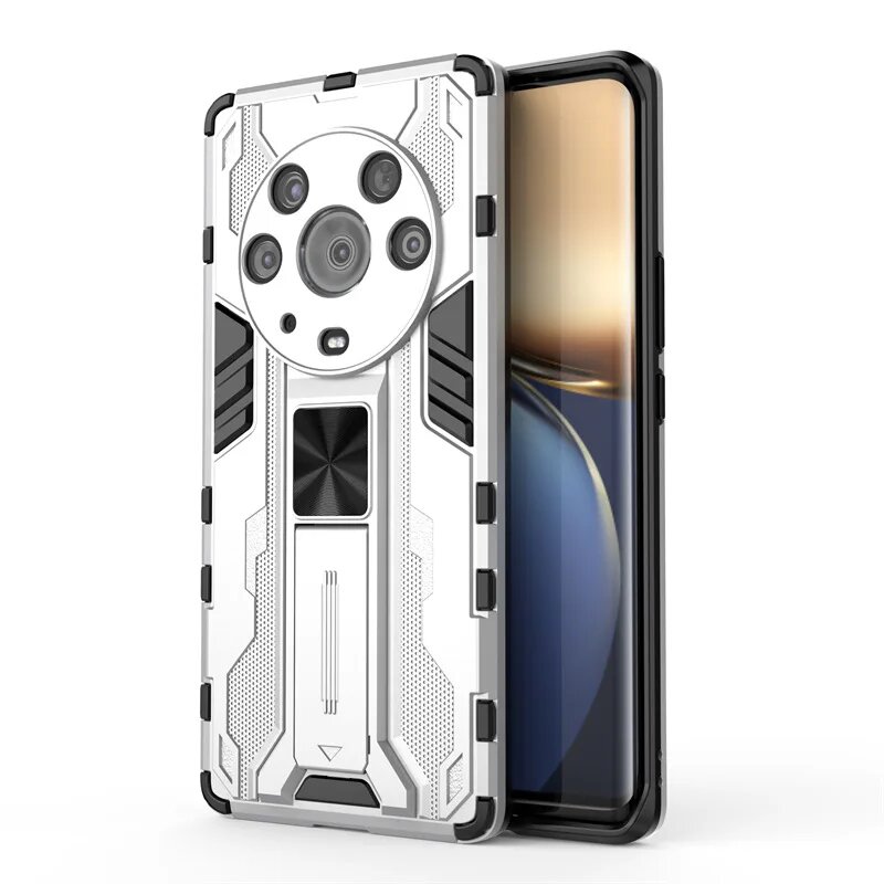 Ударопрочный бронированный чехол для Huawei Honor Magic 5 Lite 4 3 Pro X8 X9A X7 90 80 70 60 50 Pro SE, магнитный держатель, жесткий чехол для телефона из поликарбоната
