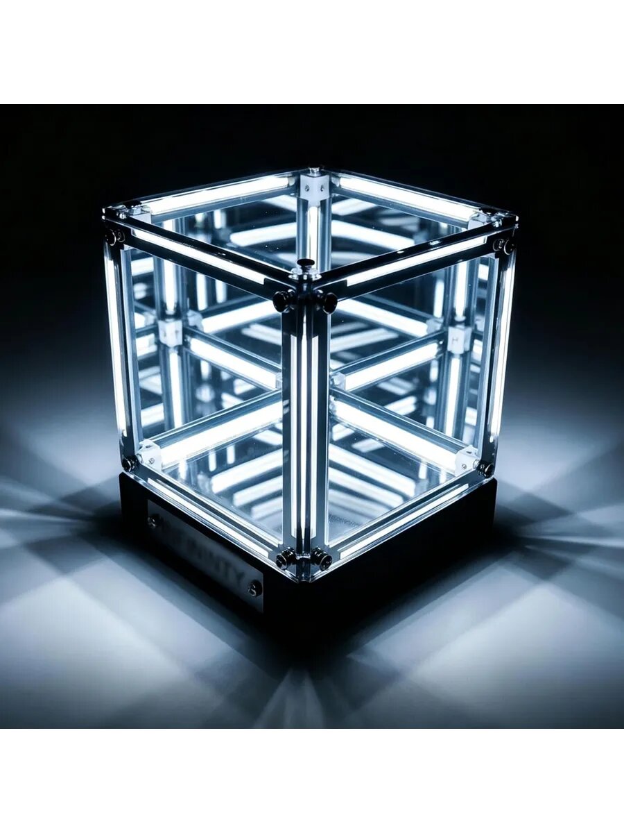 4D Бесконечное зеркало LED лампа 360 °