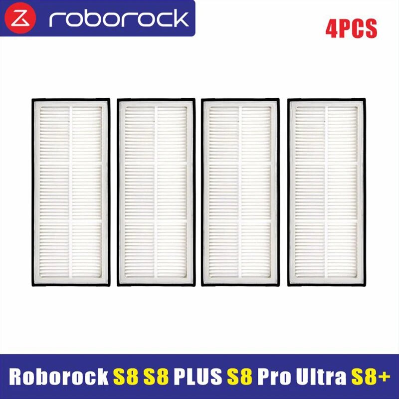 Фильтры Roborock S8/S8+/S8 Pro/Ultra, 4шт, Белый