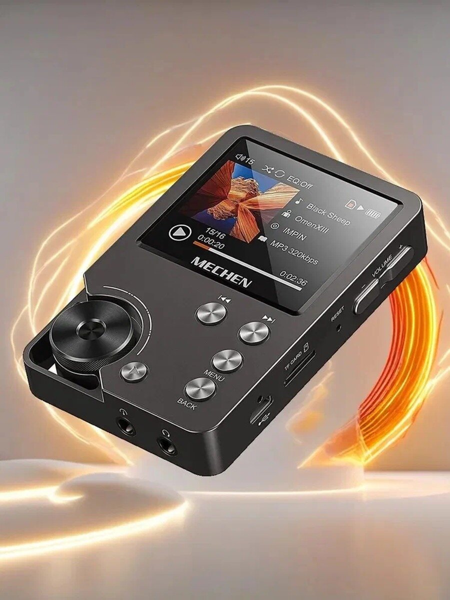 64 ГБ, коричневый, поддержка microSD, форматы FLAC, MP3, WAV, эквалайзер