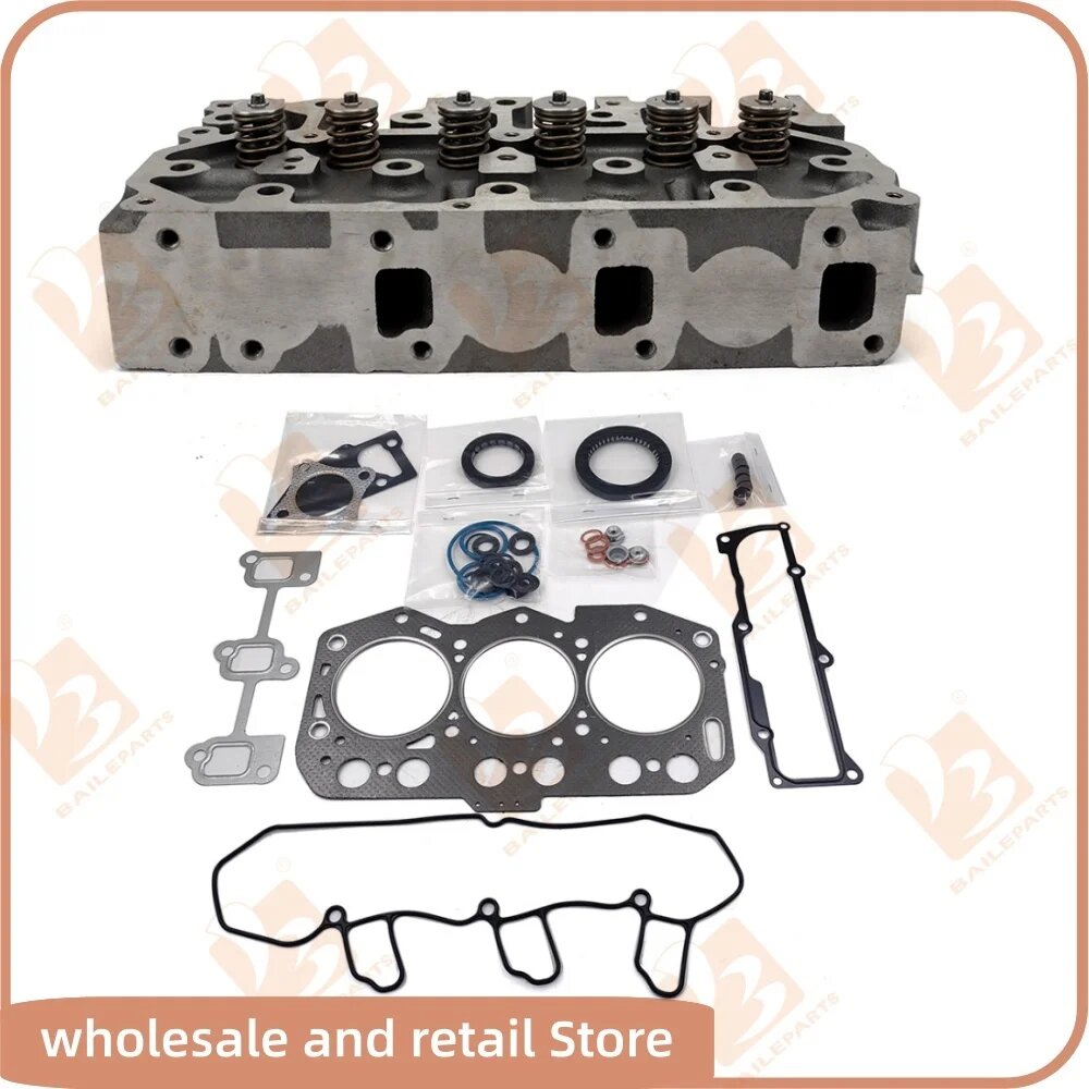 Cylinder Head Assy 3TNV76 с прокладками для двигателя Yanmar 3TNV76