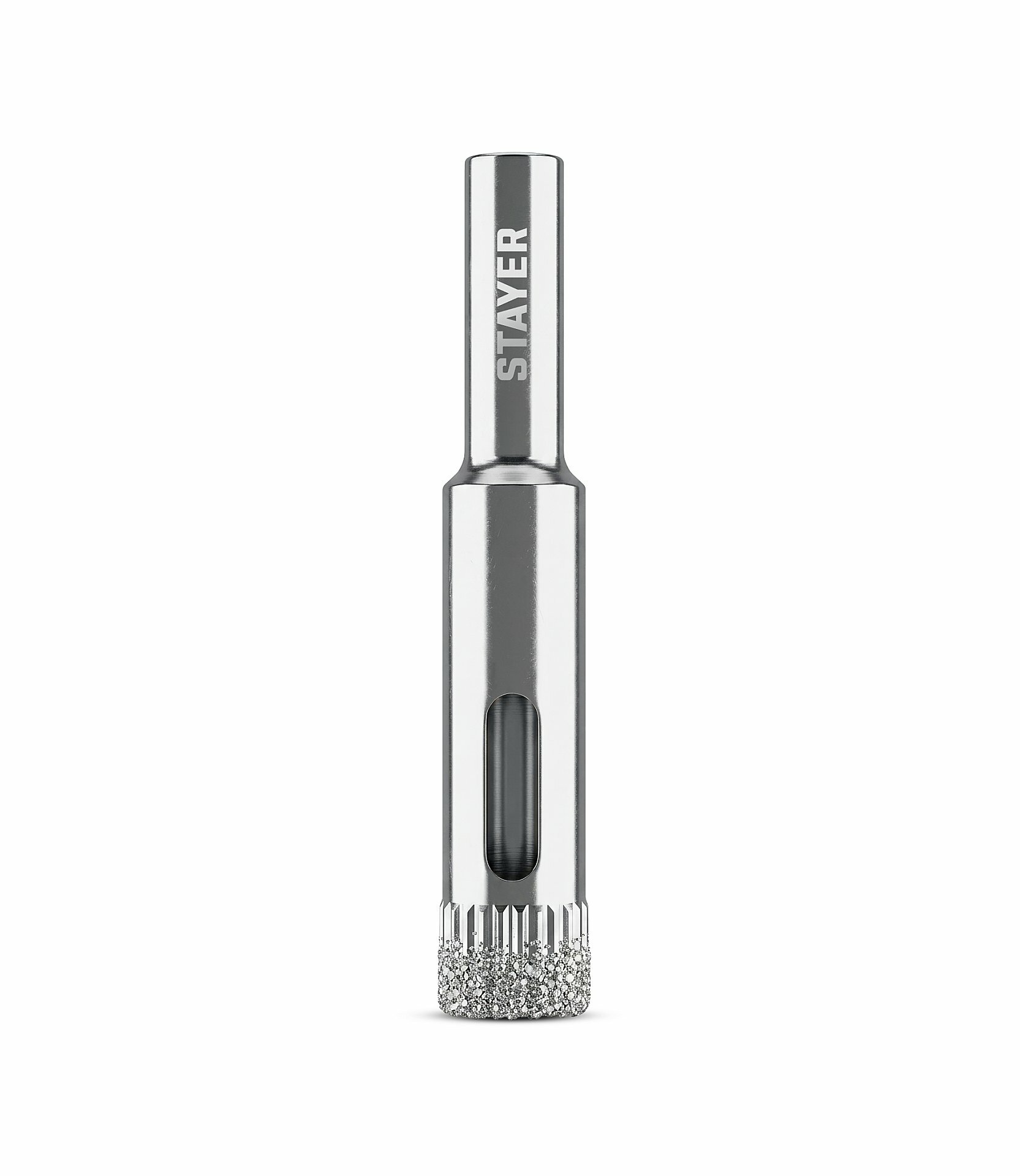 STAYER DIAMOND d 10 мм, Р60, Алмазное трубчатое сверло (29930-10)