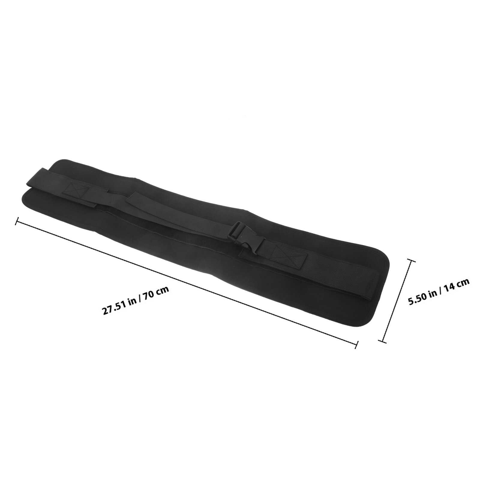 Пояс Для Упражнений С Поддержкой Таза Чёрный 70.00X14.00X1.00Cm