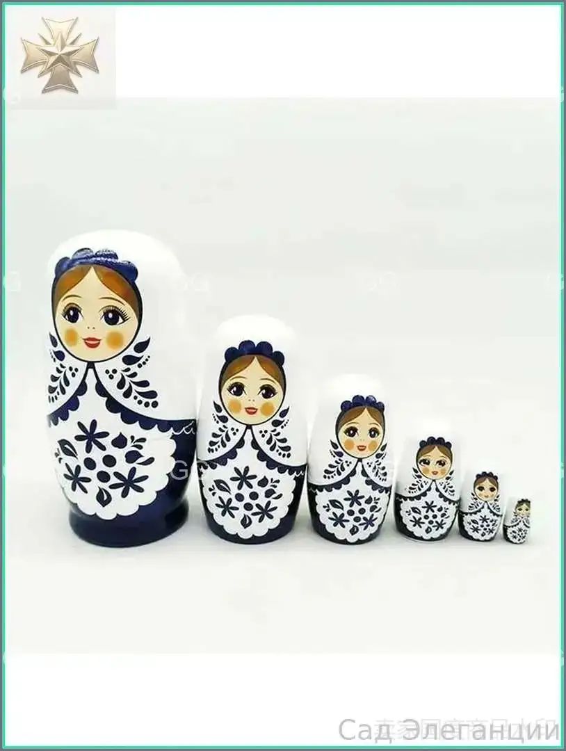 Шестислойная девочка, матрешка, детские деревянные игрушки, подарки ручной работы, подарки на день рождения и Рождество