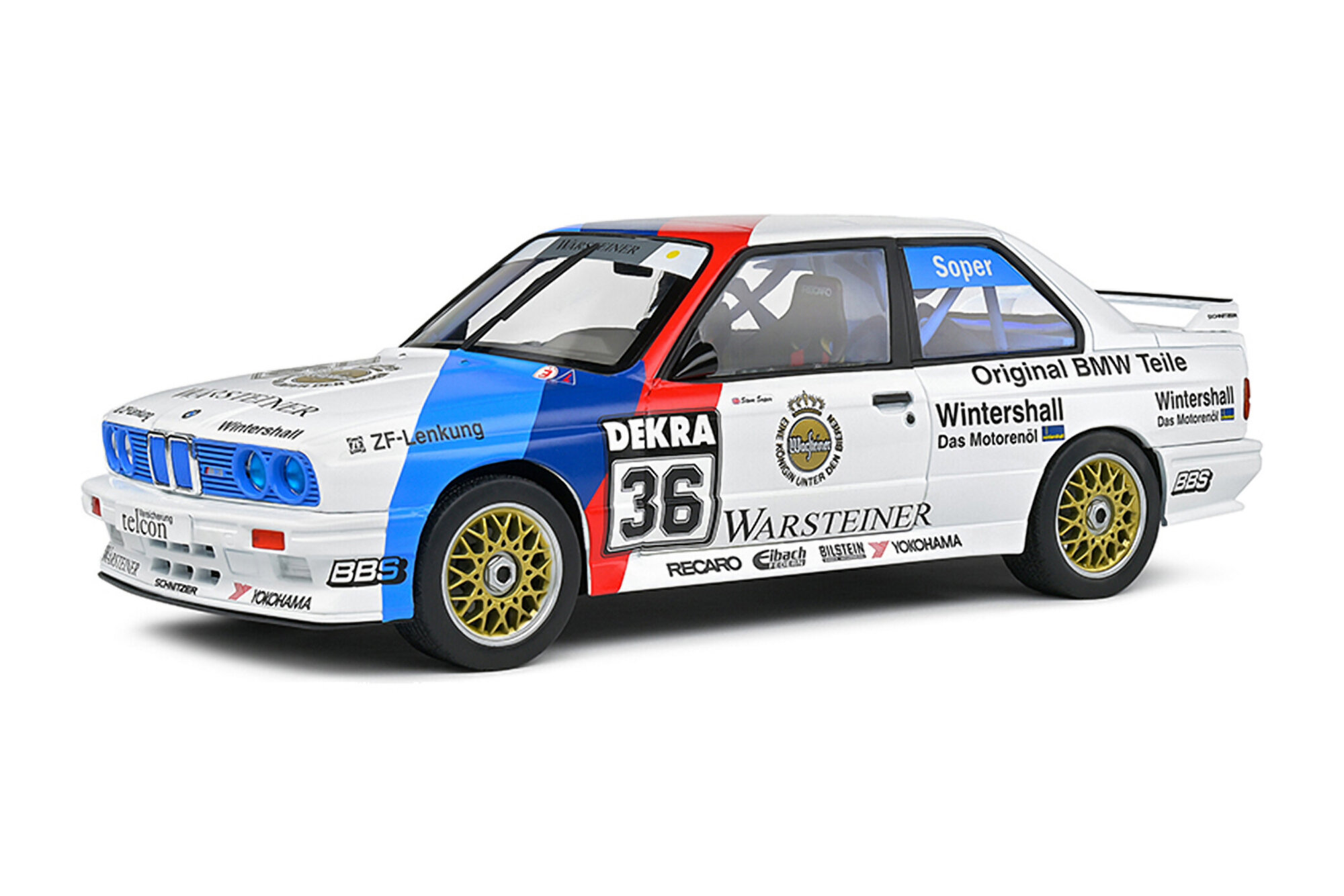Модель коллекционная SOLIDO Bmw M3 E30 no 36 dtm 1989